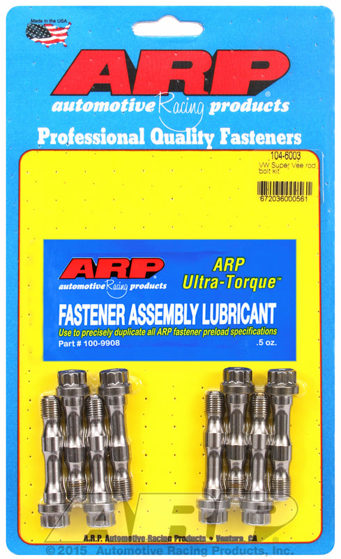 Kit bulloni biella ARP per Volkswagen Super Vee (Audi Rod, Bolt Type ...